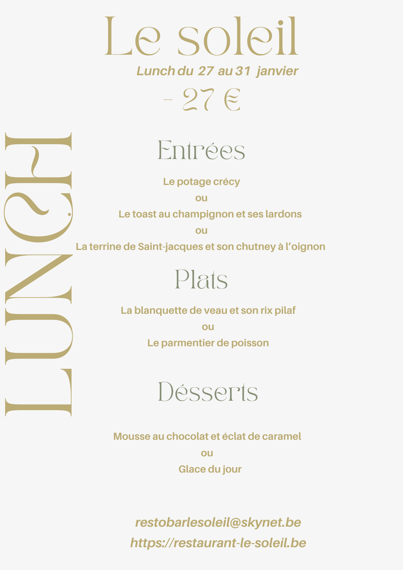 Restaurant Le Soleil - Restaurant / Bar - Walhain